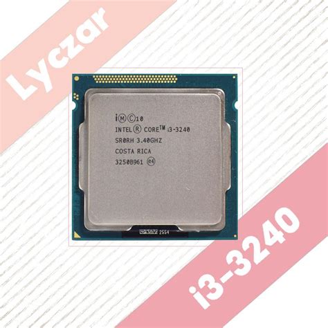 Intel Core I3 3240 Processor Lga 1155 3 4ghz 3m Dual Core 55w Lyczar