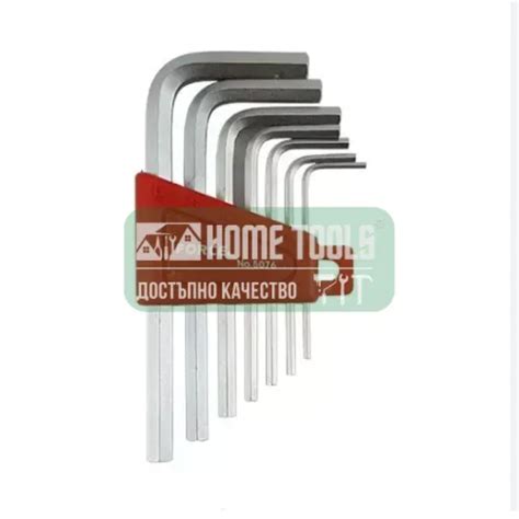 Шестограми Force Tools Г образни удължени Extra к кт 2 5 10 мм 7 бр