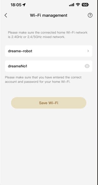 How To Change The WiFi Your Device Is Connected To Dreame Tech