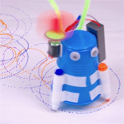 Diy Scribbling Doodle Bot Project Stem Classic Made Better 6 Steps