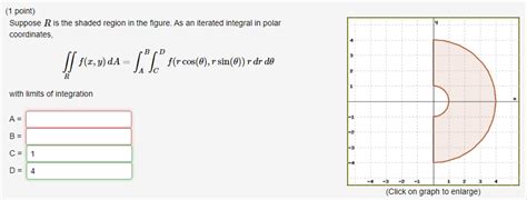 solved suppose r is the shaded region in the figure as an