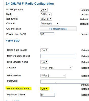 How Do You Turn Off WPS AT T Community Forums