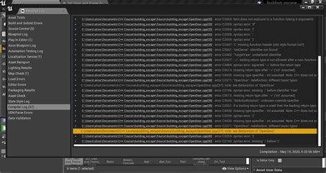 huge issue after compiling code in unreal ask gamedev tv