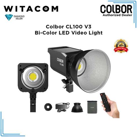 Jual Colbor Cl100 V3 / Cl 100 V3 Bi-color Video Light - Original Di ...