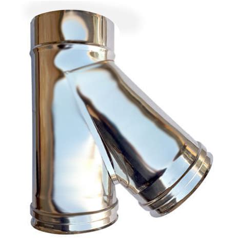 Καπνοδοχος ΗΜΙΤΑΦ 135° INOX Φ80, INOXSHELL – isompes