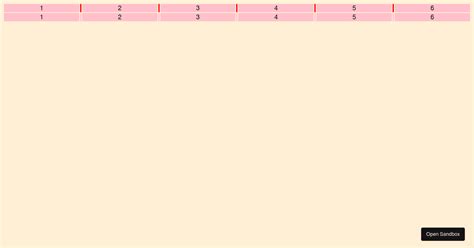 React Column Resizer Forked Codesandbox