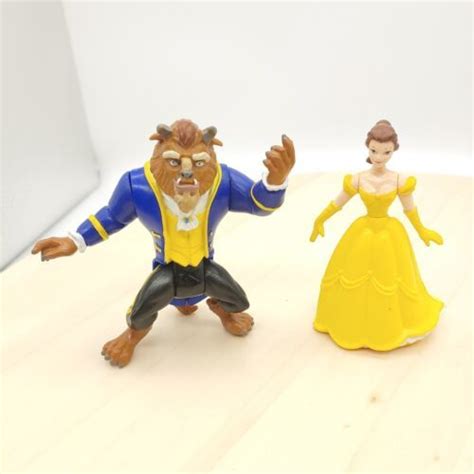 Beauty And The Beast Burger King Figurines Belle And The Beast Vintage