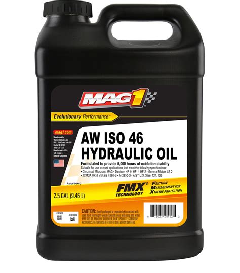 Mag 1 00462 Aw Iso 46 Hydraulic Oil 25 Gallon Ca2
