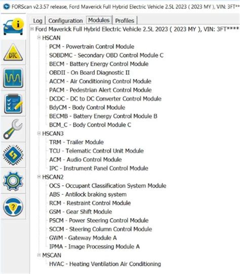 Issues Finding Abs Module When Connecting With Forscan Mavericktruckclub 2022 Ford Maverick