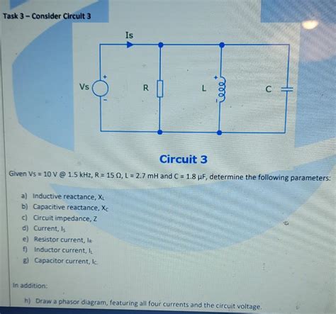 solved task 3 consider circult 3 circuit 3 given vs 10