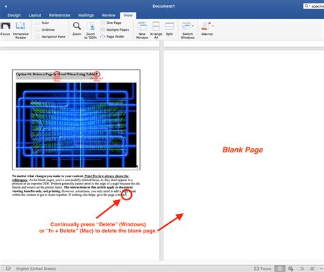 How To Delete A Page Or Whitespace From Word