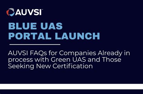 Blue Uas Portal Launch Auvsi