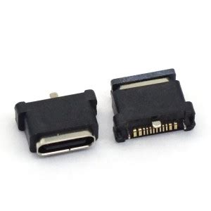Best Waterproof IPX Plastic Micro Usb Type C Connector Female Socket Pin PCB SMD