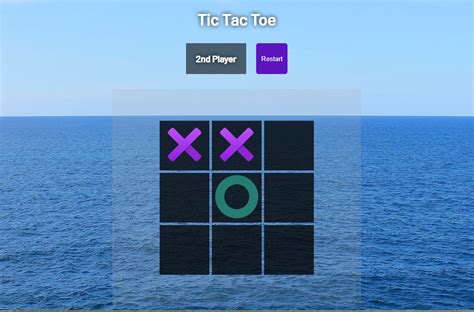 Tic Tac Toe Game Using Htmlandcss In Vanillajs With Source Code