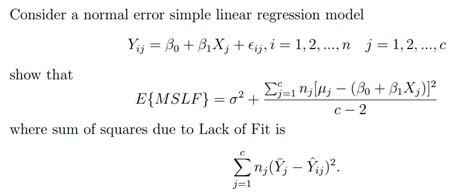 GET ANSWER Consider a normal error simple linear regression model Yi j β β Xj ϵi j i