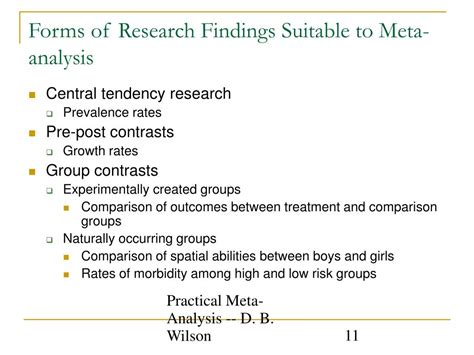 Ppt Practical Meta Analysis Powerpoint Presentation Free Download