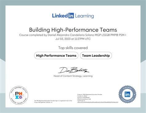 Daniel Alejandro Candelario Solano On Linkedin Certificate Of Completion