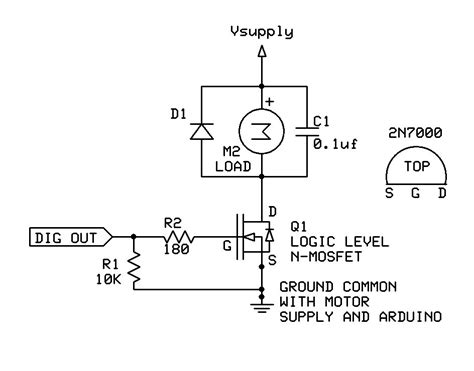 Newbie Trying To Use PWM And MOSFET To Slow DC Motor Motors Mechanics Power And CNC