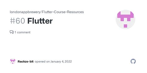 Flutter Issue Londonappbrewery Flutter Course Resources GitHub