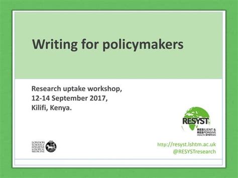 Writing Policy Briefs Pdf Political Issues And Policy Politics