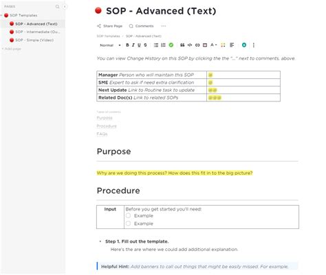 Clickup Training 101 How To Set Up Clickup And Build Strong Sops Processdriven