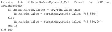 Format A User Form Text Box As Currency Or A Percentage Excel Tips