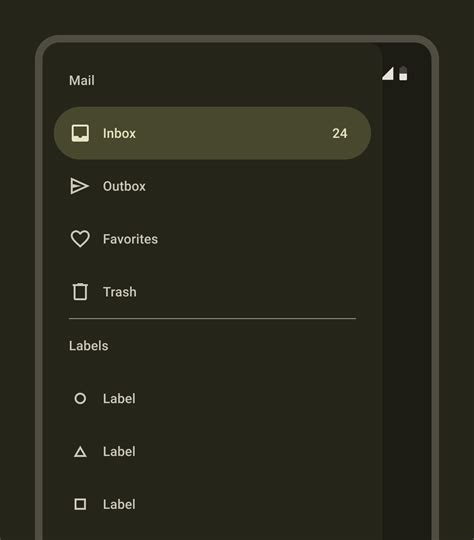 Navigation Drawer Material Design