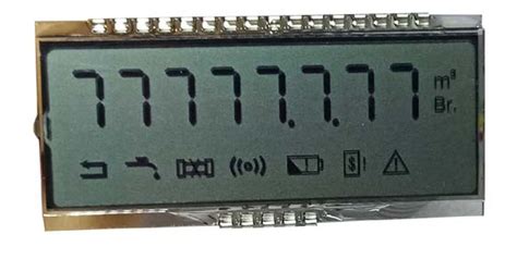 Customized Monochrome 7 Segment 8 Digits Stn Lcd Display