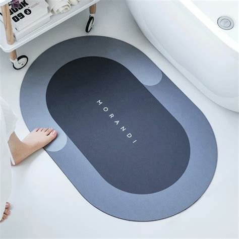 슈퍼 흡수성 목욕 매트 빠른 건조 샤워 욕실 카펫 도어 현대 미끄럼 바닥 홈 인테리어 입구 문 티몬