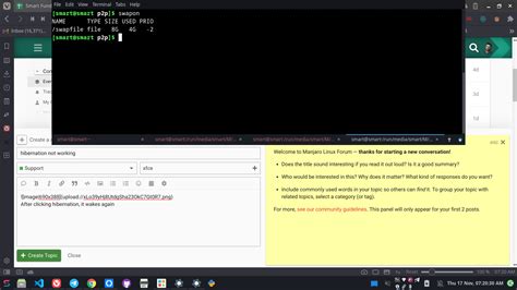 hibernation not working support manjaro linux forum