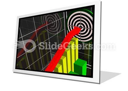 Performance Chart PowerPoint Icon F