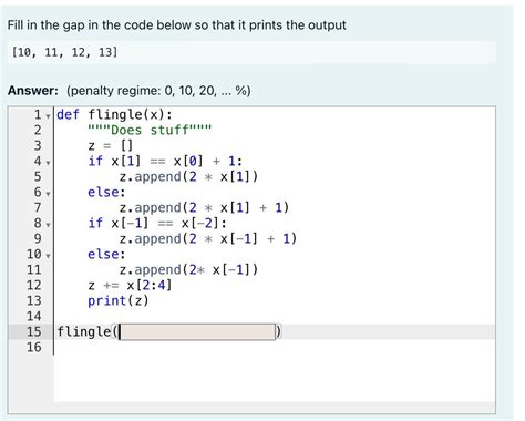 Solved Fill In The Gap In The Code Below So That Solutioninn