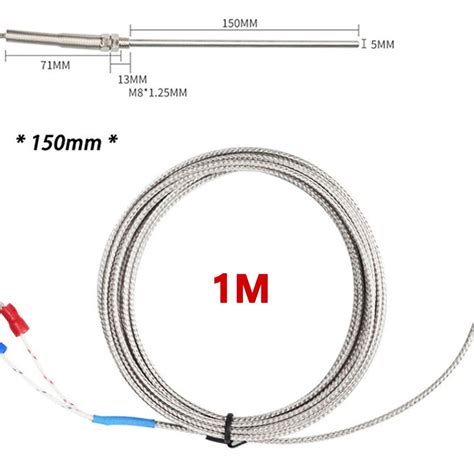 K Type Thermocouple Probe Temperature Sensor Controller Sensor Sensor Probe