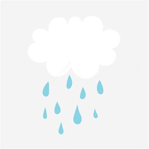 卡通雨滴高清素材 云 云朵 卡通 白云 雨滴 雨点 元素 免抠png 设计图片 免费下载