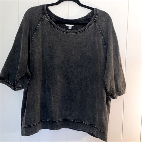 Time And Tru Tops Time And Tru Short Sleeve Sweatshirt Top Size Xxl