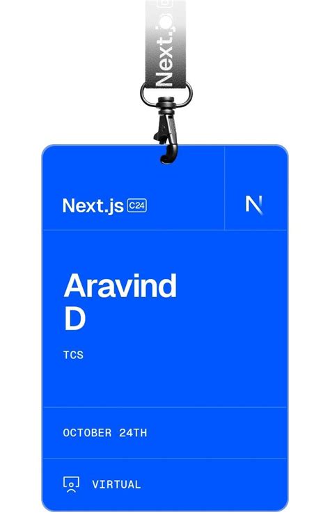 Aravind D On Linkedin Nextjs Webdevelopment Techconference