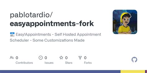 github pablotardio easyappointments fork easy appointments self