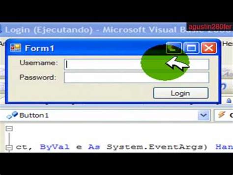 How To Make A Login In Vb Net Youtube
