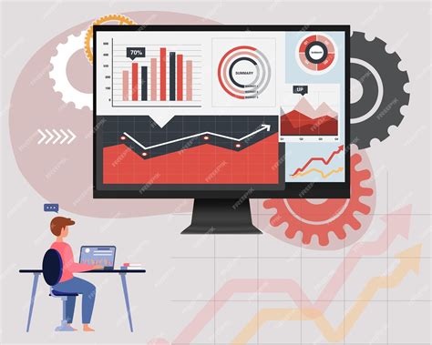 Premium Vector Business Data Analytic Design Concept And Business