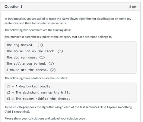 Solved In this question you are asked to trace the Naïve Chegg