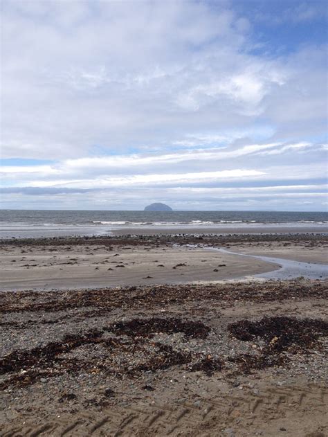 Girvan Beach In Scotland