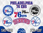 Bundle Philadelphia 76ers Logo Svg Eps Dxf Png File Lasoniansvg