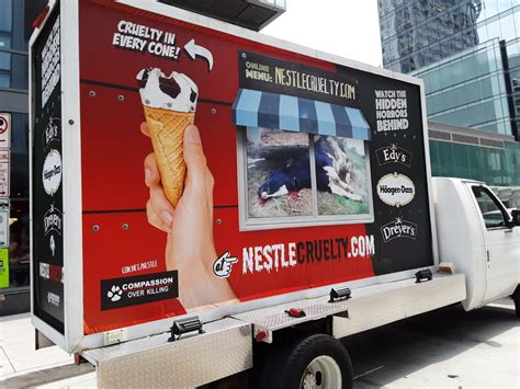 Scary Ice Cream Truck Rolls Up To Nestlé To Showcase Hidden Horrors