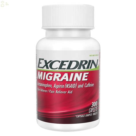 Excedrin Migraine For Migraine Relief 300 Caplets