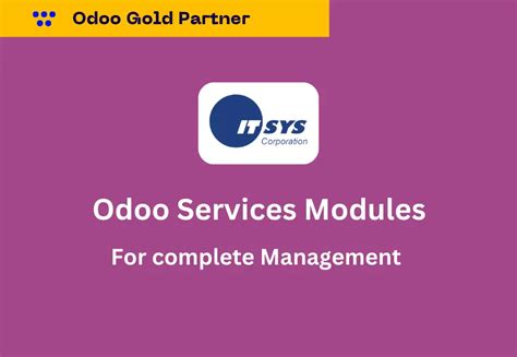 Odoo Services Modules ITSYS Odoo Partner In Middle East