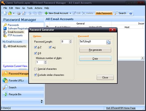 Efficient Password Manager Descargar