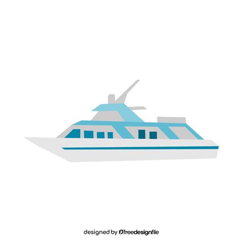 Yacht Clipart Vector Free Download