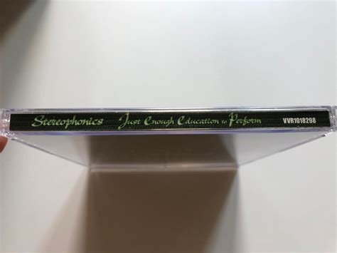 Stereophonics Just Enough Education To Perform V2 Audio Cd 2001