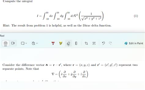 Solved Consider The Difference Vector Nr R ﻿where