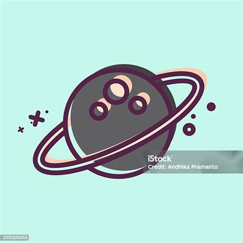 아이콘 스페이스 점성술 기호와 관련이 있습니다 Mbe 스타일 디자인 편집 가능 0명에 대한 스톡 벡터 아트 및 기타 이미지